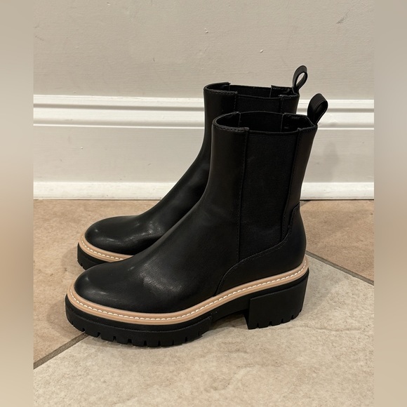 Open Edit | Shoes | Nordstrom Open Edit Mira Lug Sole Black Faux ...